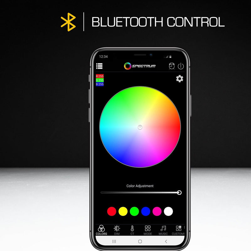 Spectrum LED 2-in-1 Headlight Globes | Ultra Bright & Colour-Changing