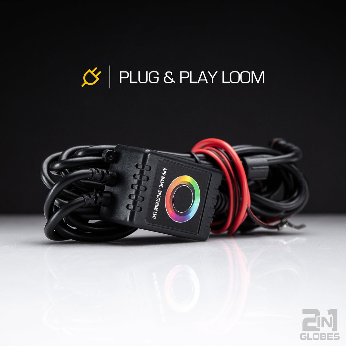 Spectrum LED 2-in-1 Headlight Globes | Ultra Bright & Colour-Changing